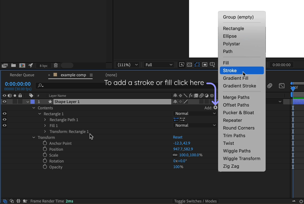 AE Fundamentals: Shape Layers